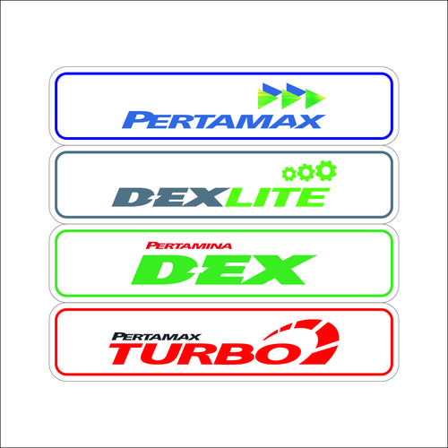 Jual stiker vinyl pertamax, pertamax turbo, pertalite 10x3cm - DEXLITE ...