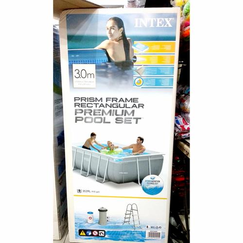 Jual Intex 26784 Kolam Renang Prism Frame Rectangular Pool Set 3meter ...