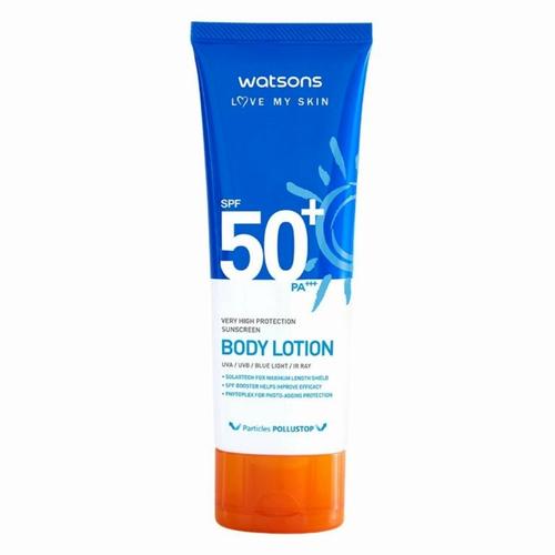 Jual Sun Block/Sun Screen/Watson Sun Screen Body Lotion Spf 50 100Ml ...