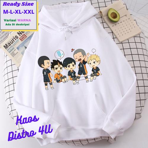 Jual Hoodie Anime Haikyuu Sweater Jaket Hodie Anime HAikyu Pria Wanita ...