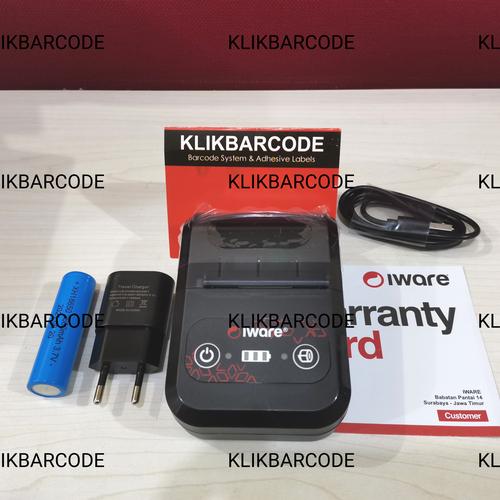 Jual PRINTER MOBILE BLUETOOTH THERMAL 58 MM PPOB/KASIR 58MM IWARE MP ...
