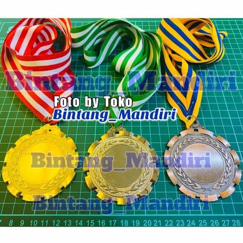 Jual Medali Logam Mendali Besi Emas Perak Perunggu harga satuan Plus ...