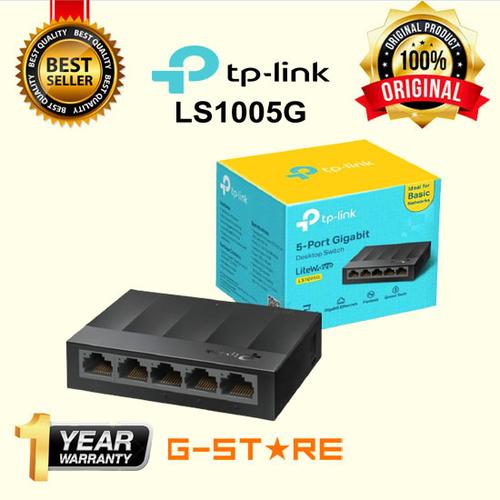 Jual SWITCH HUB GIGABIT TPLINK LS1005G 5PORT GIGABIT ORIGINAL GARANSI - SF1005D - Kota Medan ...
