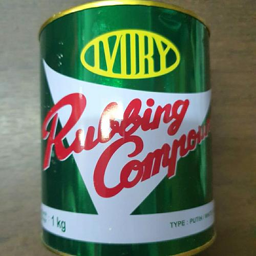 Jual Ivory rubbing compound 1kg.compound putih ivory 1kg. kompon putih ...
