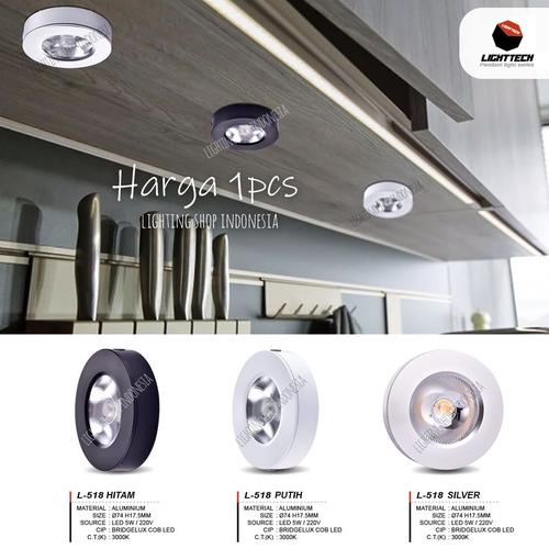 Jual L518 Lampu led hias cob tempel plafon outbow lemari panel sporet ...