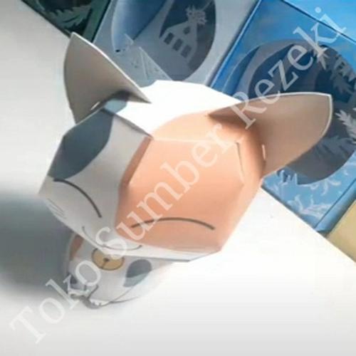 Jual Cute Cat Chibi Papercraft Kucing Paper Craft Figure DIY Art ...