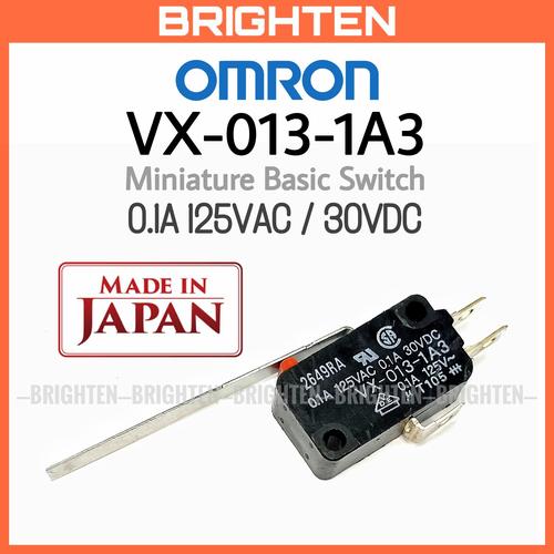 Jual OMRON VX-013-1A3 Micro Switch 0.1A 125VAC/30VDC Tangkai Panjang JAPAN - Kota Bandung ...