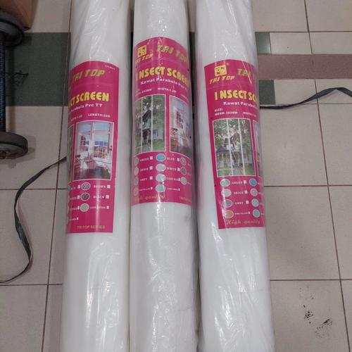Jual KAWAT NYLON TRITOP /KAWAT PARABOLA NYLON PVC/INSECT SCREEN - Biru ...