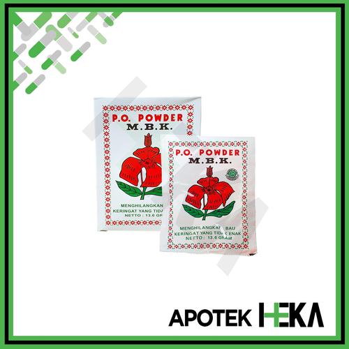 Jual Powder MBK Bedak MBK Putih Box isi 12 Sachet - Bedak Bau Badan ...