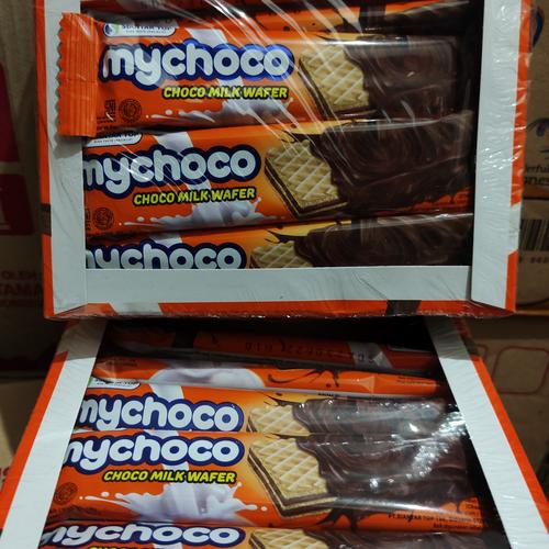 Jual My Choco Choco Milk Wafer Krim Susu Coklat 9 Gram - Kota Bandung ...