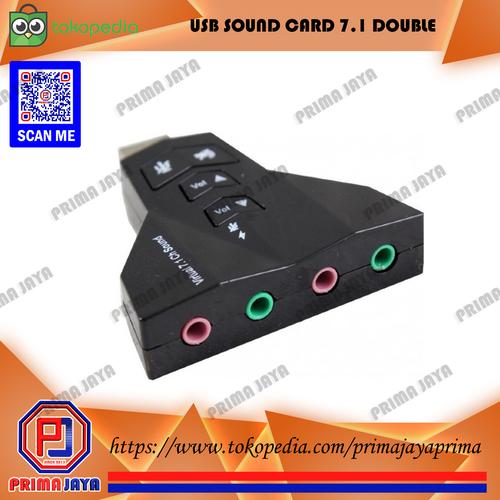 Jual USB Soundcard 7.1 Ch Double Virtual Sound Card - Kota Manado ...