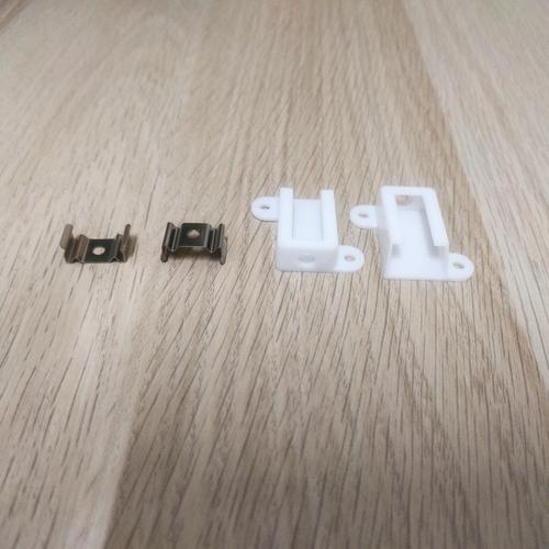 Jual sparepart aluminium u Channel LED Strip klip besi end cap clip ...