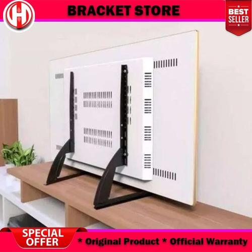 Jual bracket tv/brecket tv/braket tv 65 60 55 50 43 32 29 24 stand kaki ...