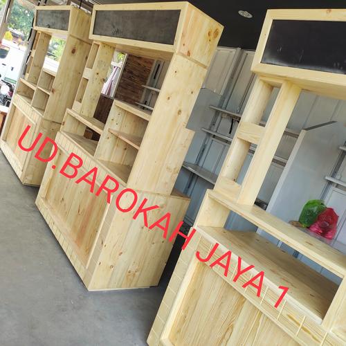 Jual booth jatibelanda/gerobak kayu/gerobak bakso/booth minimalis ...