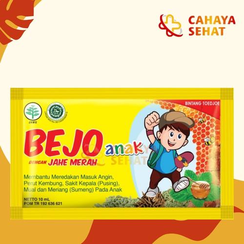 Jual BEJO ANAK JAHE MERAH BINTANG TOEDJOE MASUK ANGIN SACHET - Kota ...