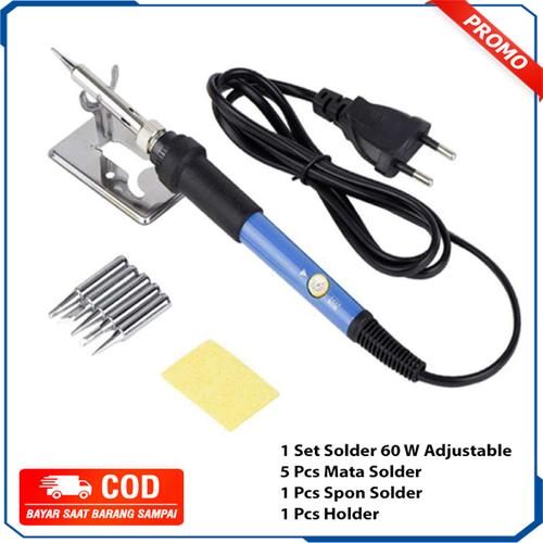 Jual Solder Listrik Iron Adjustable 60 Watt Pengatur Suhu Cepat Panas - Kab. Bekasi - Bekaw ...
