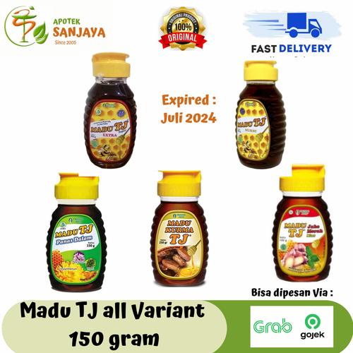 Jual Madu Tj all variant 150 gram, Murni, extra, jahe merah & panas ...