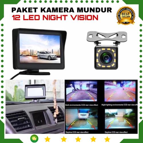 Jual Kamera Mundur Mobil Parkir Rear View Camera + Monitor Layar - 4 LED - Jakarta Pusat - Toko ...