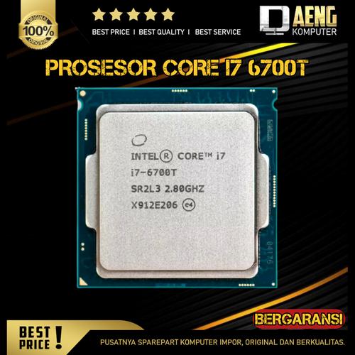 Jual Processor Prosesor Intel Core i7 6700T Gen 6 Socket 1151 irit ...