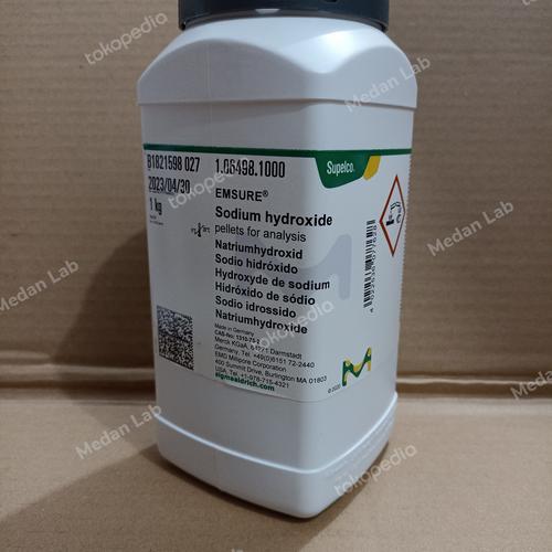 Jual Natrium Hydroxide NaOH 1 kg Sodium Hydroxide MERCK 1.06498.1000 ...