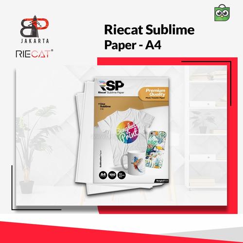 Jual Kertas Sublimasi Riecat Sublim Paper Hasil Pekat - A4 100lembar ...