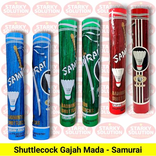 Jual Shuttlecock Bulutangkis SAMURAI Kock Kok Gajah Mada Badminton ...