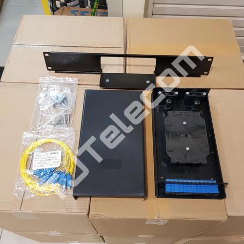 Jual otb rack 12 core / Otb universal 12 core SC UPC lengkap / Hitam ...