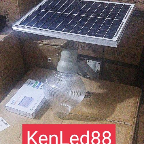Jual Lampu Taman Led Dinding Solar Panel Tenaga Surya Bohlam Set Solar ...