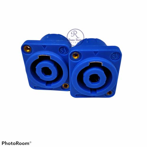 Jual Socket Speakon Soket spikon Biru model drat - Biru - Kab. Jombang ...