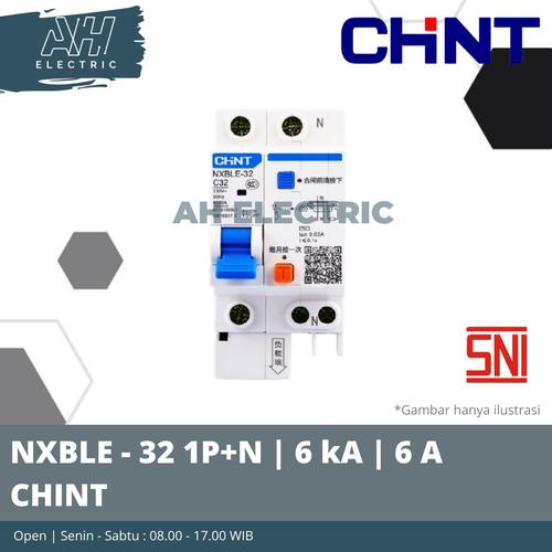 Jual ELCB CHINT NXBLE-32 1P+N 6A 10A 16A 20A 25A 32A (RCBO RCCB ELCB NXBLE) - 16A - Kota ...