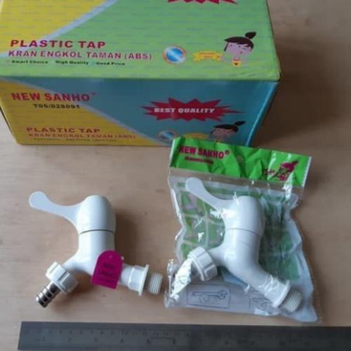 Jual KRAN PVC NEW SANHO ENGKOL TAMAN/KERAN PVC TAMAN AIR KRAN KERAN AIR ...