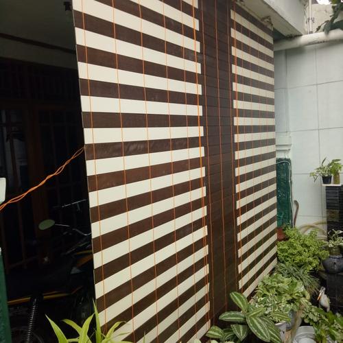 Jual tirai kayu dan krey PVC outdoor #gordeng#tirai#pvc#kayu#indoor ...