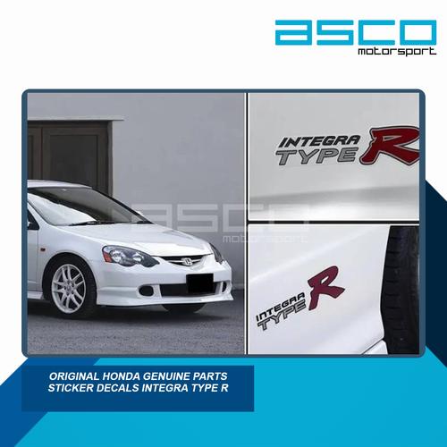 Jual Original Honda Genuine Parts Sticker Decals Integra Type R ...