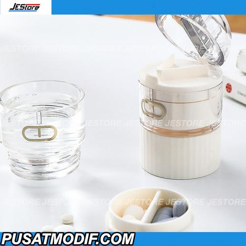 Jual PILL GRINDER CUTTER 4in1 ((BB 8)) GERUS OBAT TABLET KOTAK VITAMIN ...
