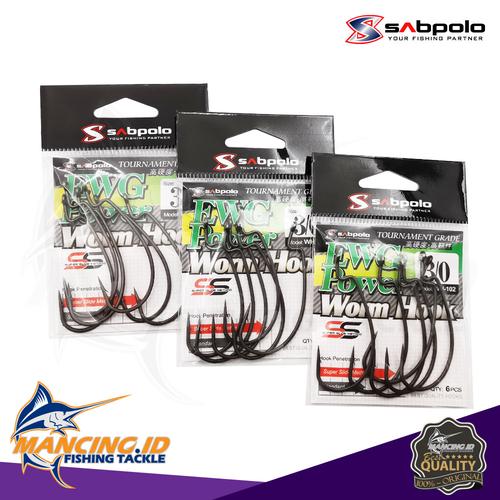 Jual Pancing Sabpolo EWG Power Worm Hook WH-102 Kail Kuat Made in Japan - Jakarta Barat ...