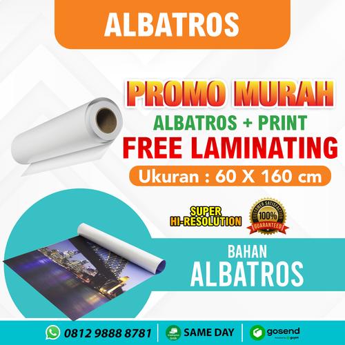Jual CETAK ALBATROS UK 60 X 160 / PHOTO / POSTER _ FREE LAMINATING ...