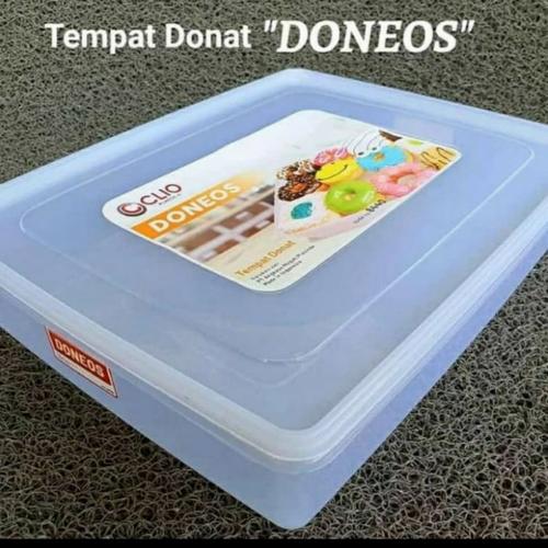 Jual Kotak donat plastik/kotak kue plastik/tempat donat plastik clio ...