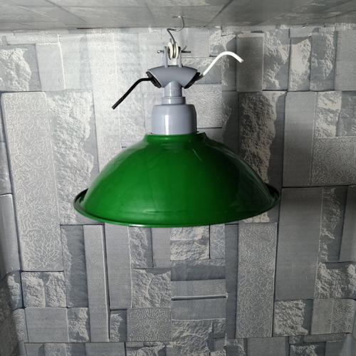 Jual Kap Lampu free Fitting Gantung E27 Hijau 8inch Kap Jalan Besi - Jakarta Utara - lakshmi ...