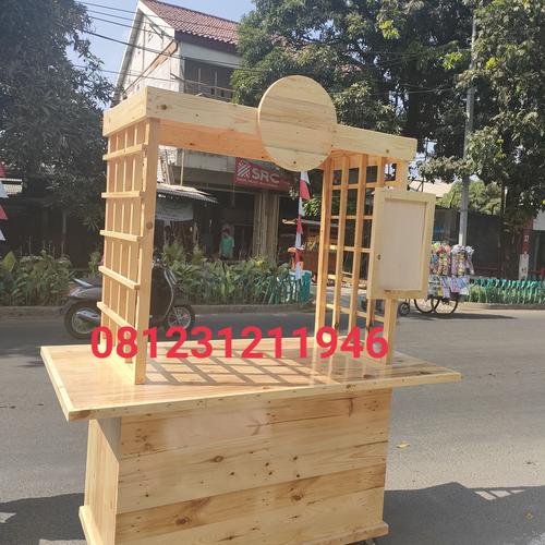 Jual gerobak booth kayu makanan Jepang murah Jakarta - Jakarta Barat ...