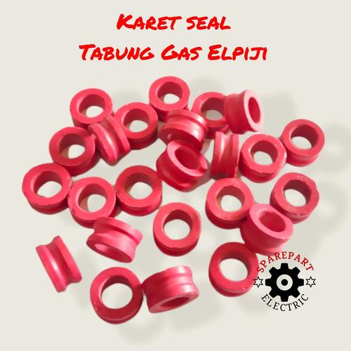 Jual SEAL KARET UNTUK TABUNG GAS LPG ELPIJI 12KG 5,5KG 3KG SEAL MERAH ...