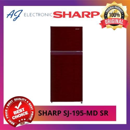 Jual KULKAS SHARP SJ-195-MD-SR / SJ195MDSR / SJ 195 MD SR / 2 PINTU ...
