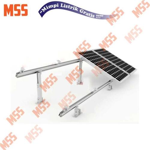 Jual Solar PV Mounting Aluminium Rear Leg deck beton, Extra long Max ...