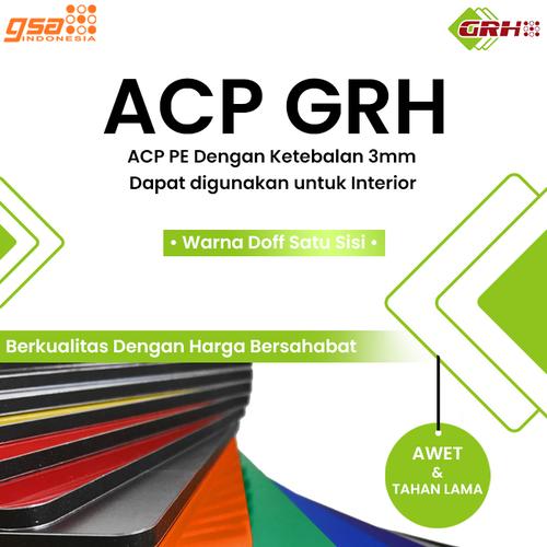 Promo ACP Aluminium Composite Panel GRH 3mm Satu Sisi Doff - Gold ...