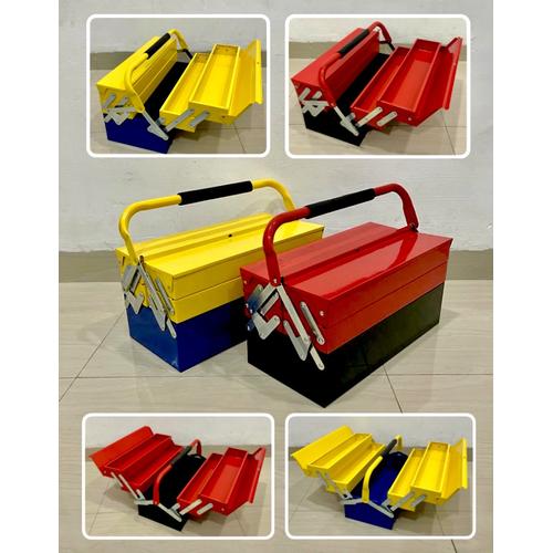 Jual Toolbox besi/ tempat kunci perkakas 3 tingkat Tool box - Merah ...