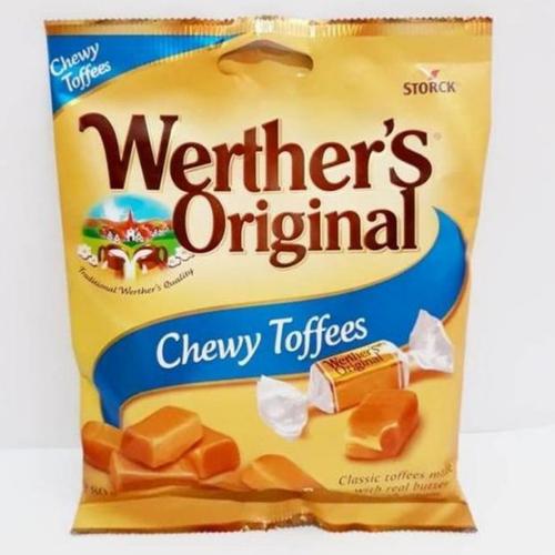 Jual Permen caramel/Werther's original chewy tofees caramel candy 80 gr ...