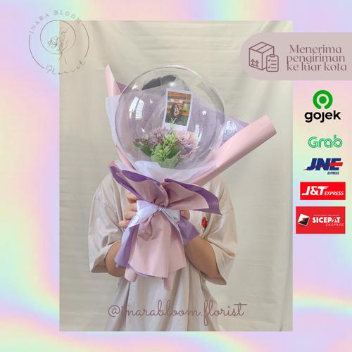 Jual bouquet bunga/ buket bunga wisuda/ buket balon/ buket hydra gompie ...
