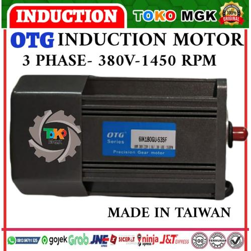 Jual OTG INDUCTION 3PHASE 5IK90GU-S3SF 90WATT MOTOR ONLY 4POLE 220V ...