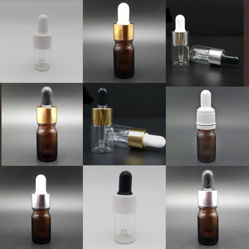 Jual Botol Kaca Pipet 5ML Botol Kaca Pipet 5 ML Cokelat Bening Import ...