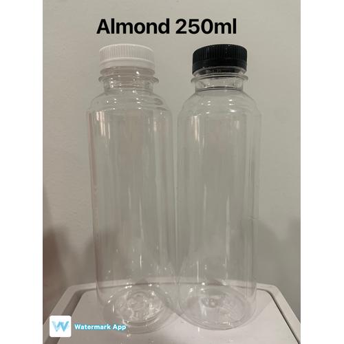 Jual Botol almond 250 ml 250 ml TEBAL - Putih, packing plastik ...