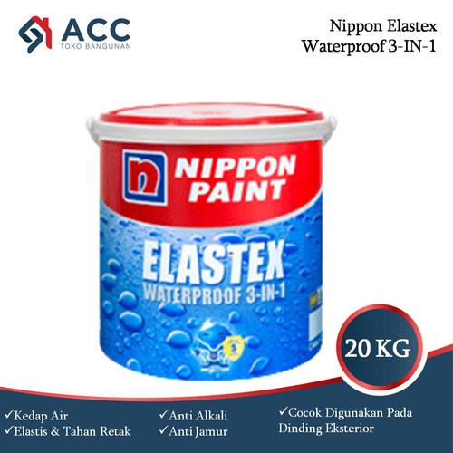 Jual Cat Pelapis Anti Bocor Elastex Warna Abu2 dan Putih 20 kg ...